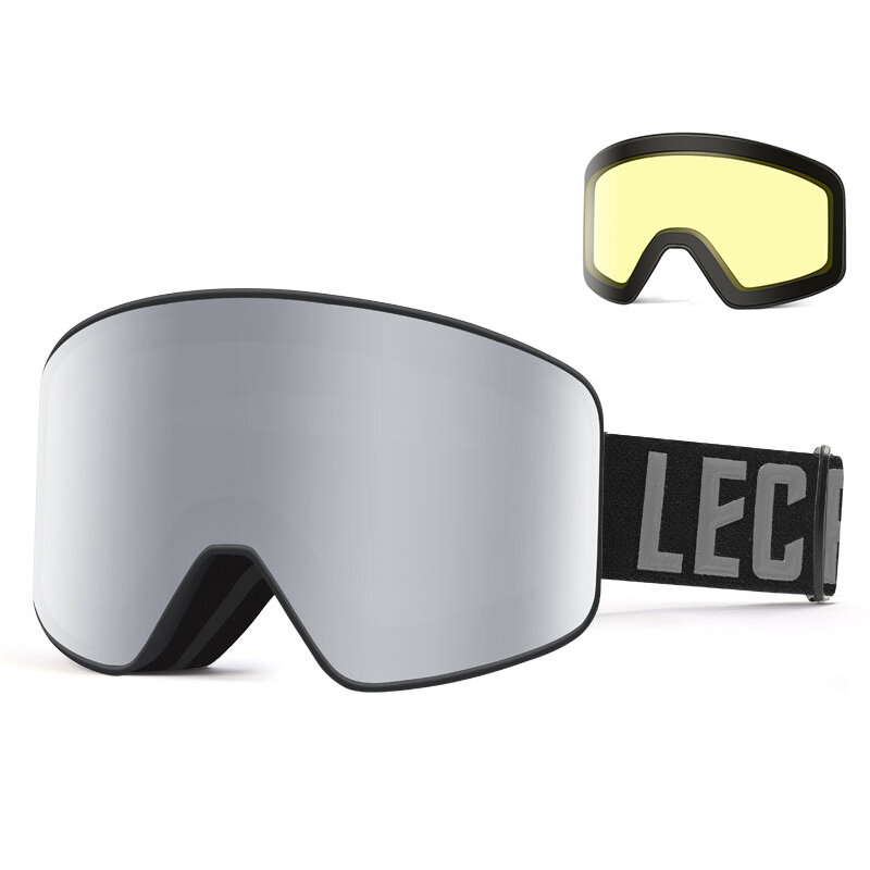 Горнолыжные очки унисекс LECAGE LH1105 Galaxy Collection с магнитной линзой антифог, 97MM EU