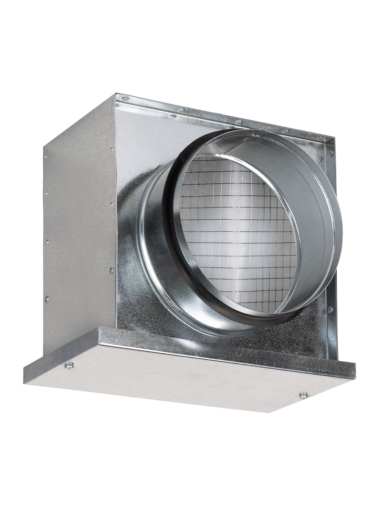 Фильтр-бокс (корпус с материалом) FBCr 100, круглый, корпус из оцинкованной стали