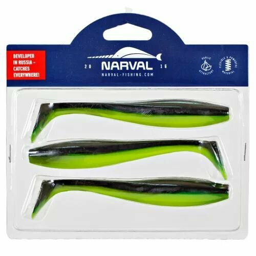 Силиконовая приманка Narval Choppy Tail 18cm #045 3шт.