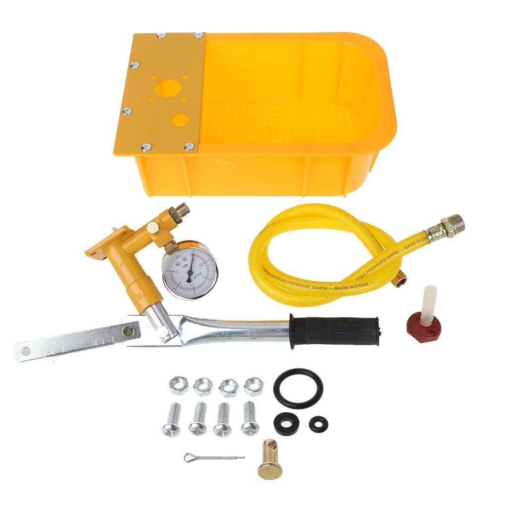 Гидравлический ручной насос для испытания давления, Желтый