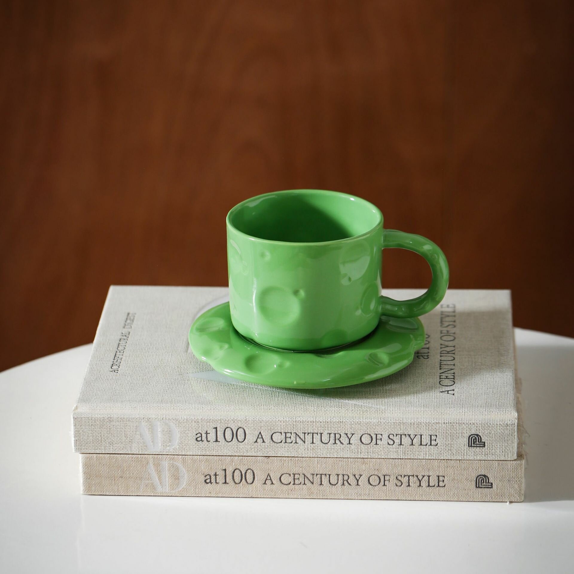 Стильный и уникальный набор чашек и блюдец для кофе, изысканный набор для послеобеденного чая, чашка для латте, чашка для домашнего завтрака.