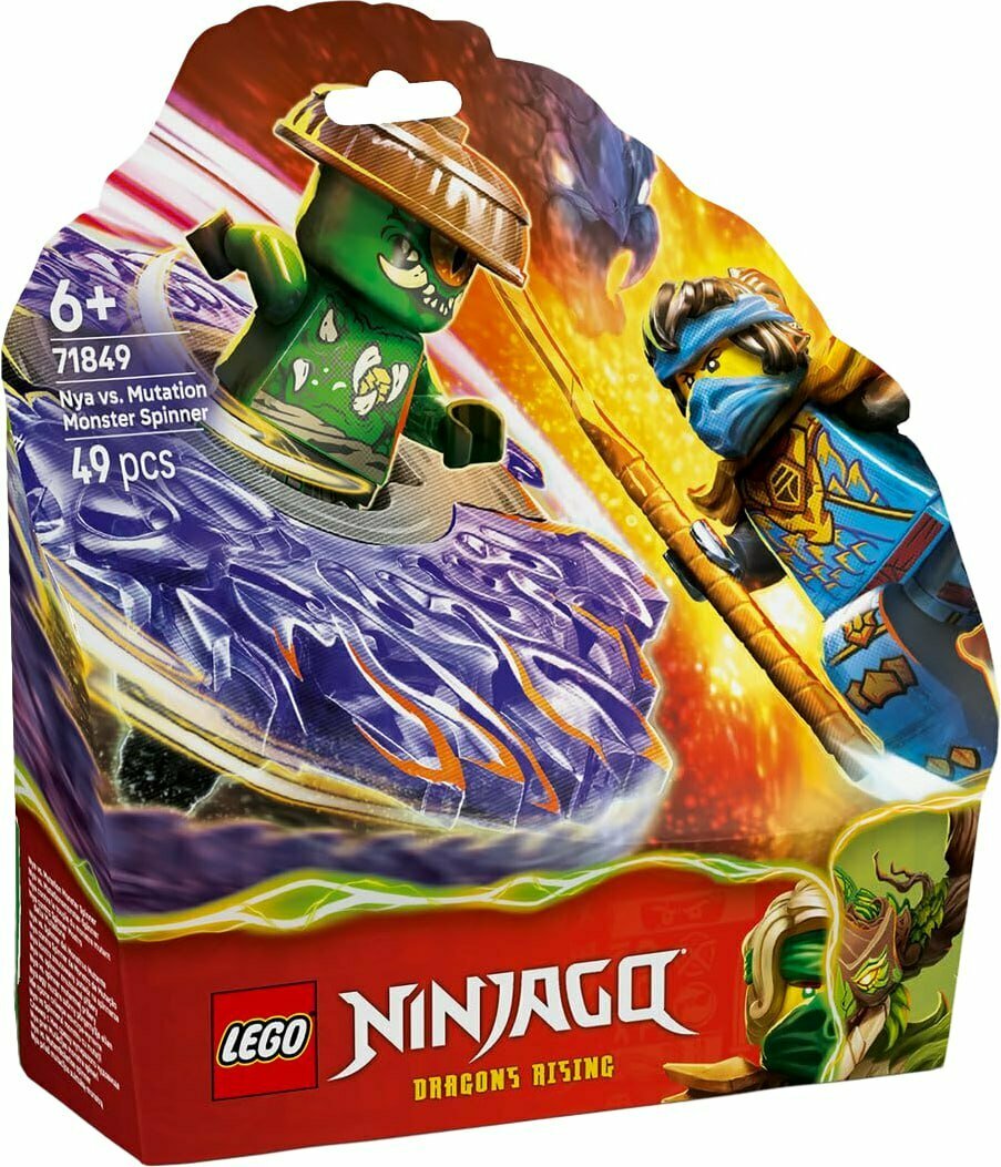 Конструктор LEGO Ninjago 71849 Ния против спиннера Стихийного Монстра