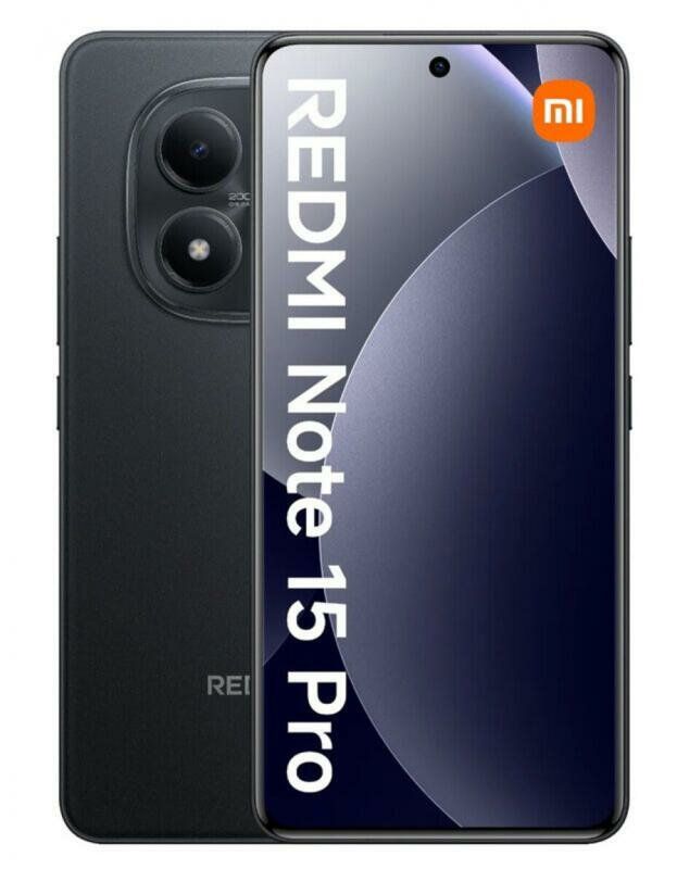 Смартфон Xiaomi Redmi Note 15 Pro 4G, 12/512Gb, Black (Черный)