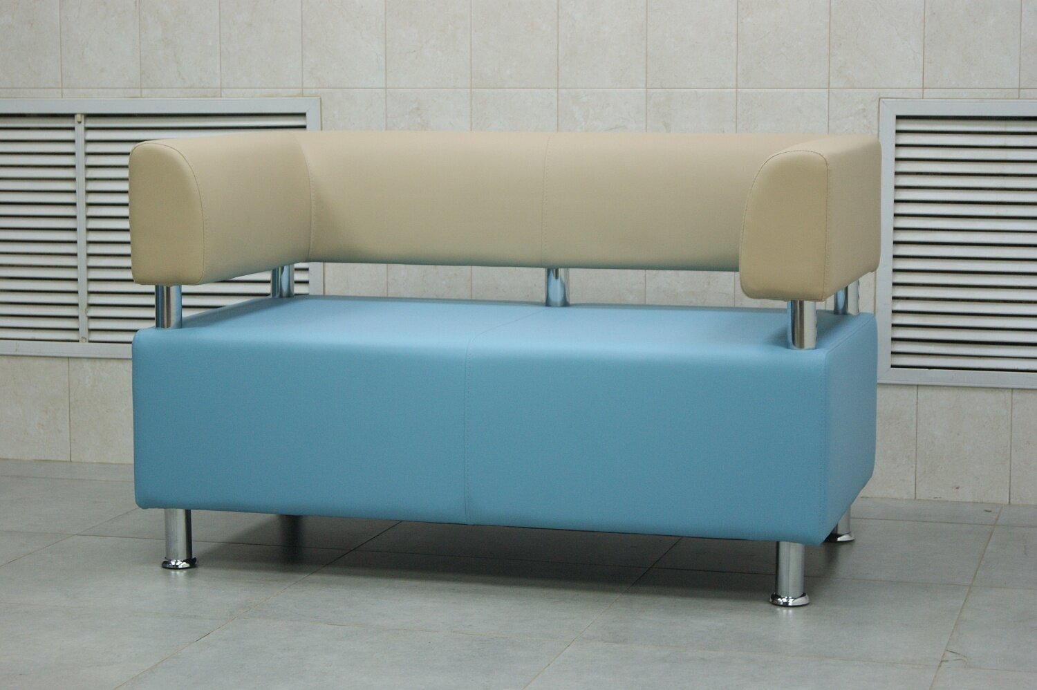 Офисный диван Хилтон 2-х местный, 130х70х80 см