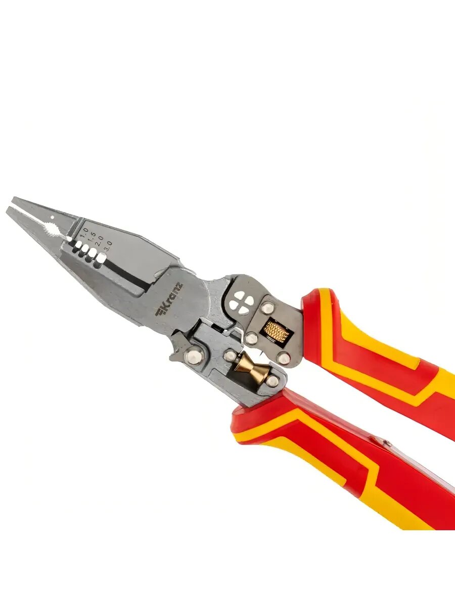 Плоскогубцы многофункциональные диэлектрические с тестером