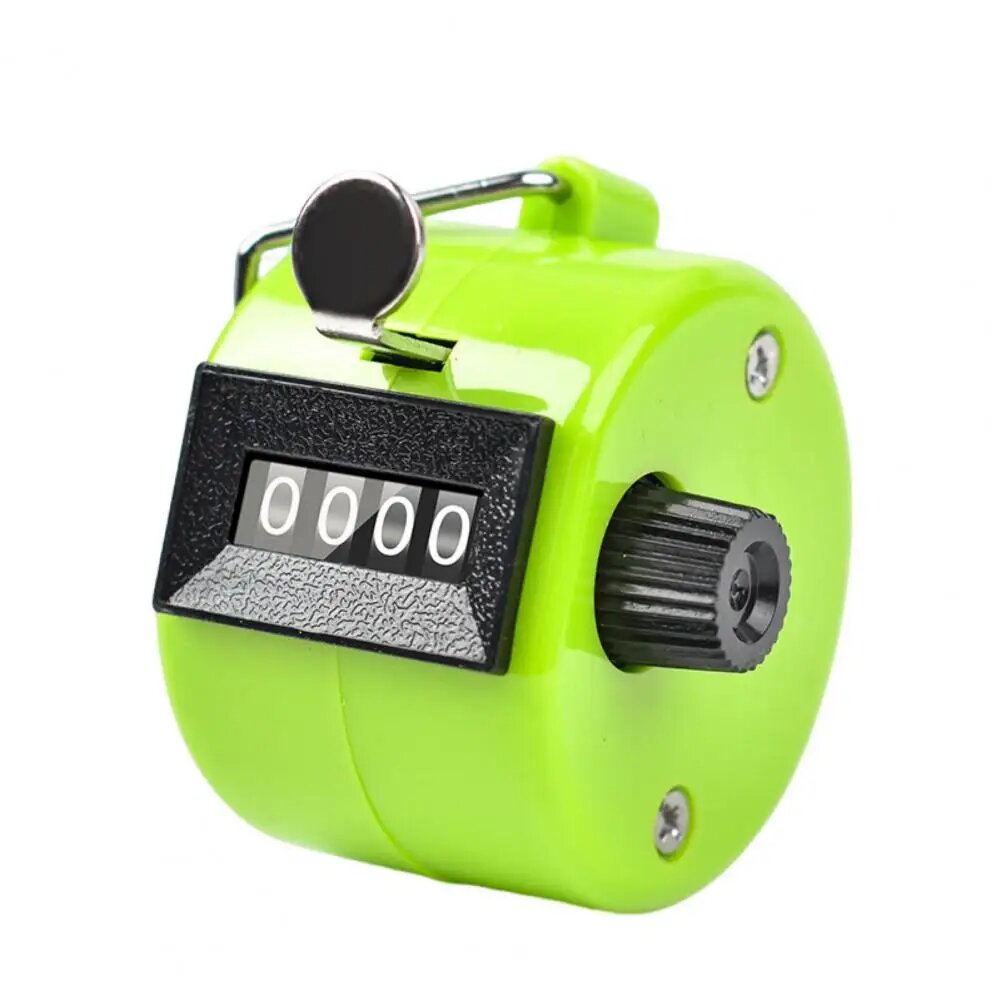 Механический шагомер 4-значный Green