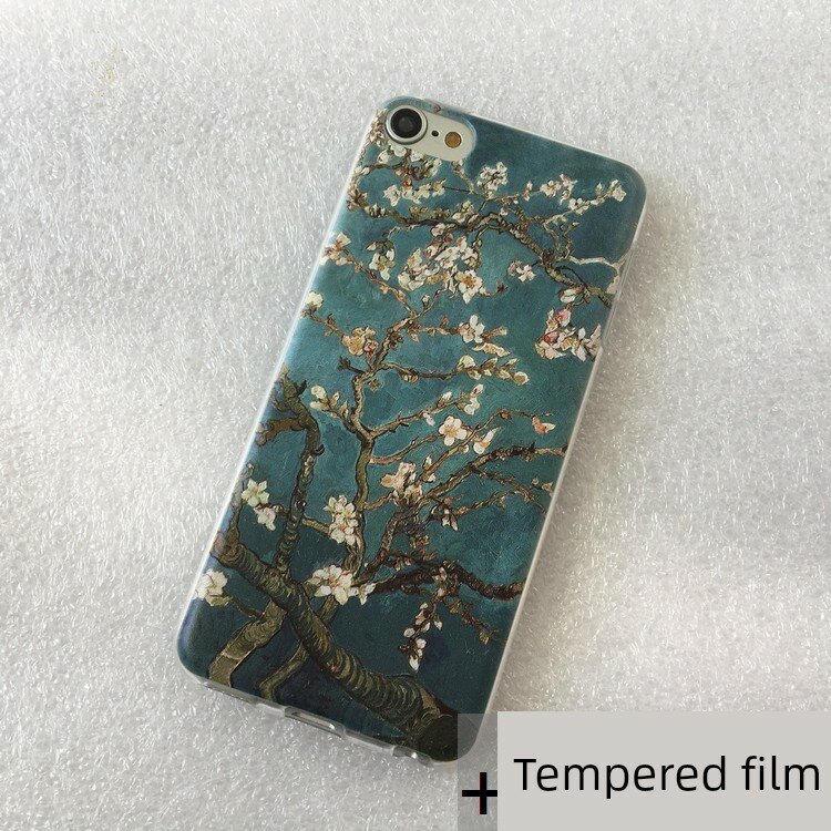 Стекло с узором Альмонд Блосом для iPod Touch 6/7