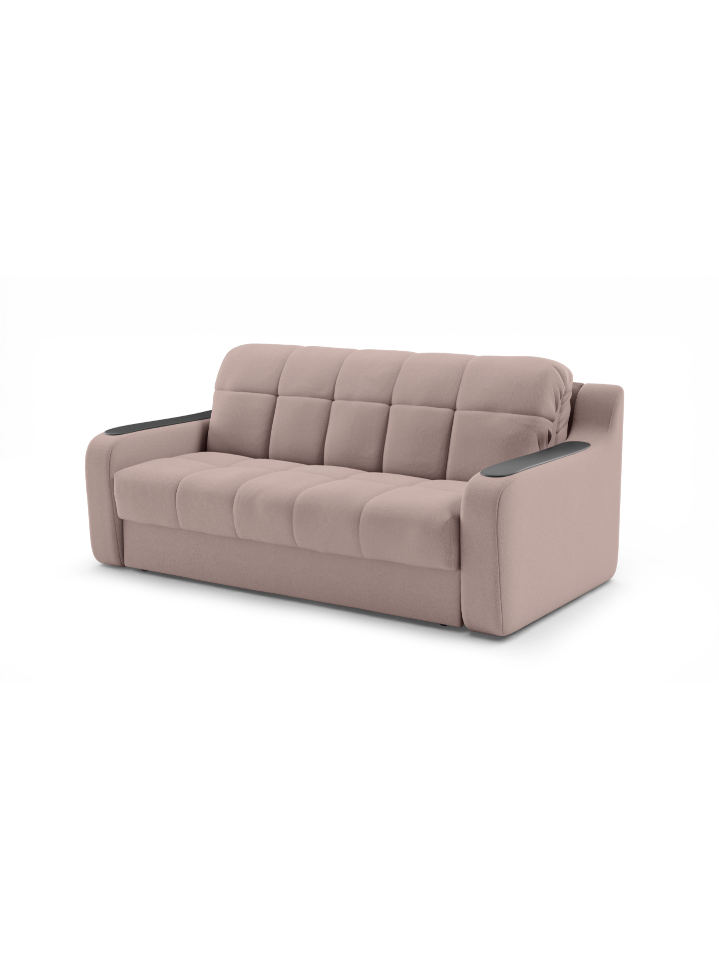 Диван Глория Лайт Velutto 37 NEW 214x105x88 см, розовый Велютто, аккордеон GOODFORM