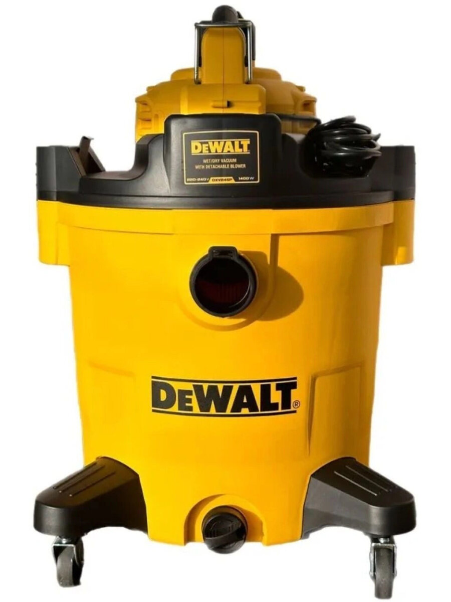 Строительный пылесос DeWalt DXV245P 1400Вт желтый