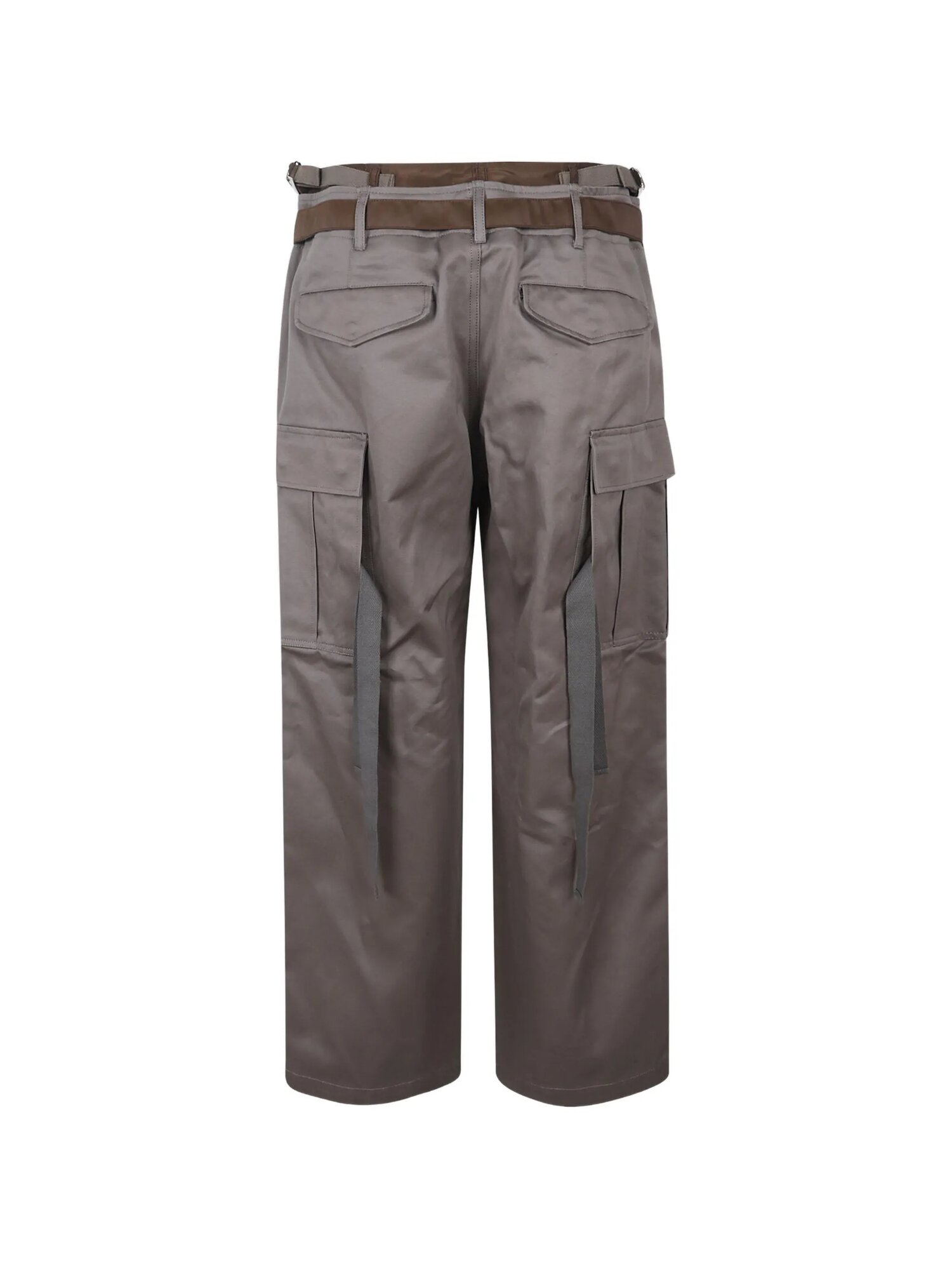 Брюки карго Sacai Twill cargo trousers, размер 50, серый — фото 1