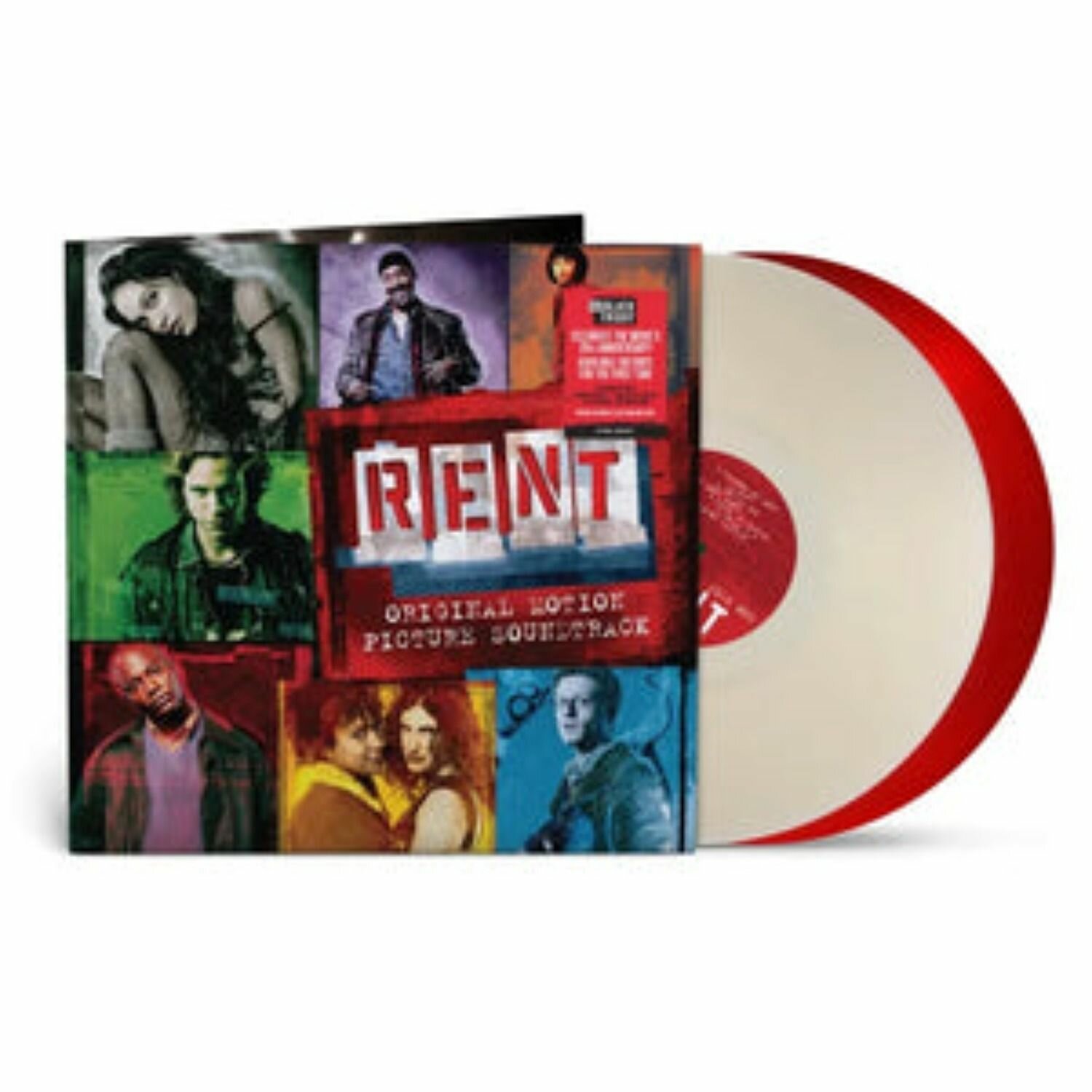 Виниловая пластинка Various - Rent , 2 x Vinyl, LP, Milky Clear, Red Translucent