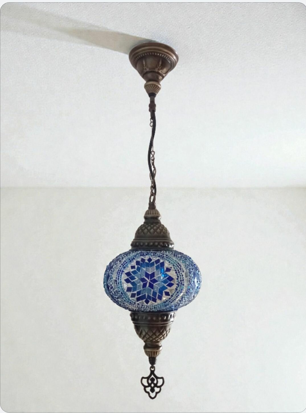 Подвесной светильник Восточный Exotic Lamp 0832 син моз 2026