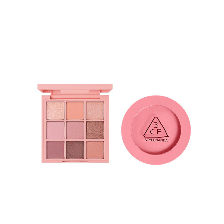 Набор теней и румян женский 3CE Velvet Clear для сияния тона кожи