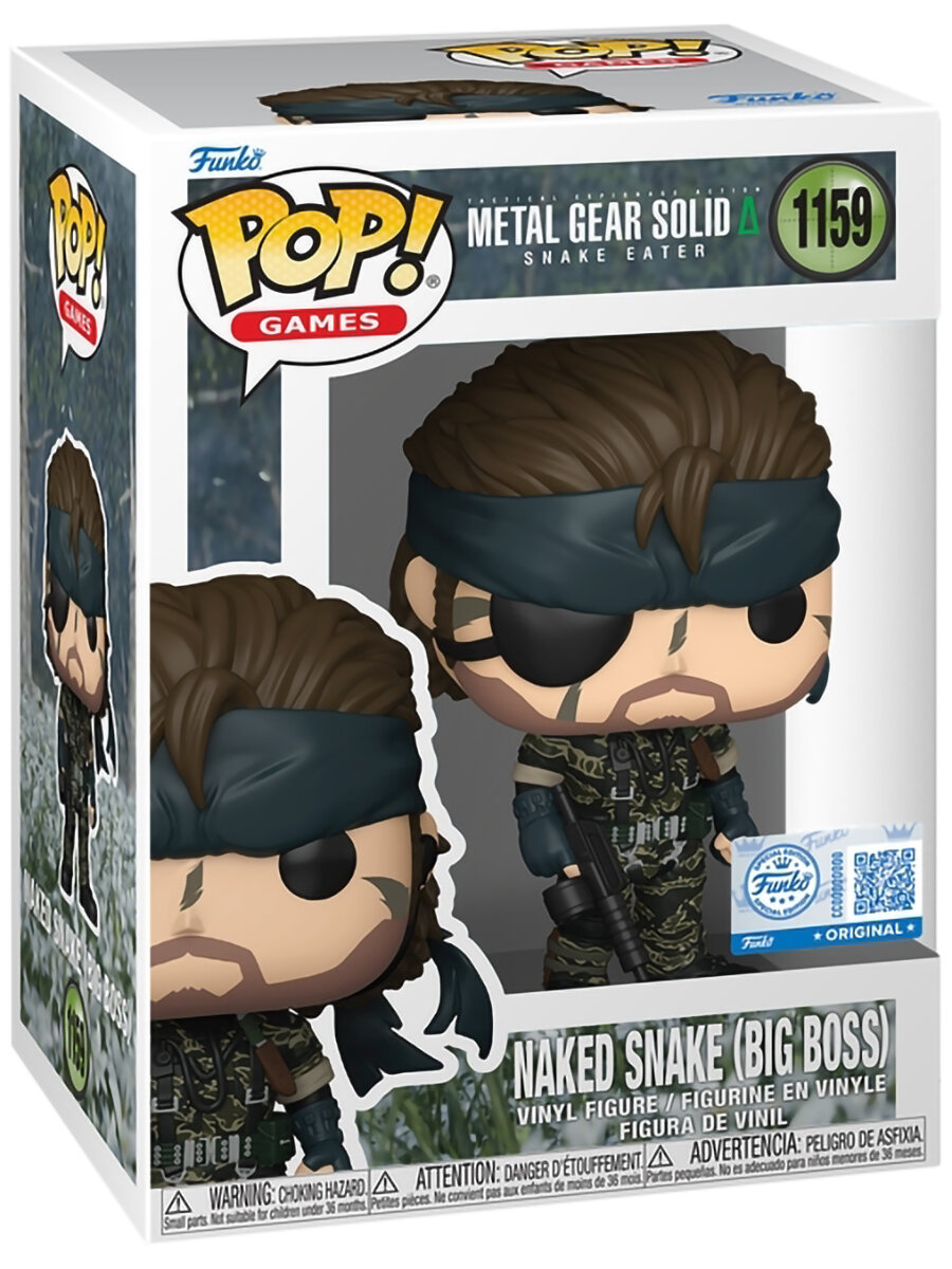 Фигурка Funko POP! Games. Metal Gear Solid 3: Naked Snake (Big Boss) (Exc) (1159)