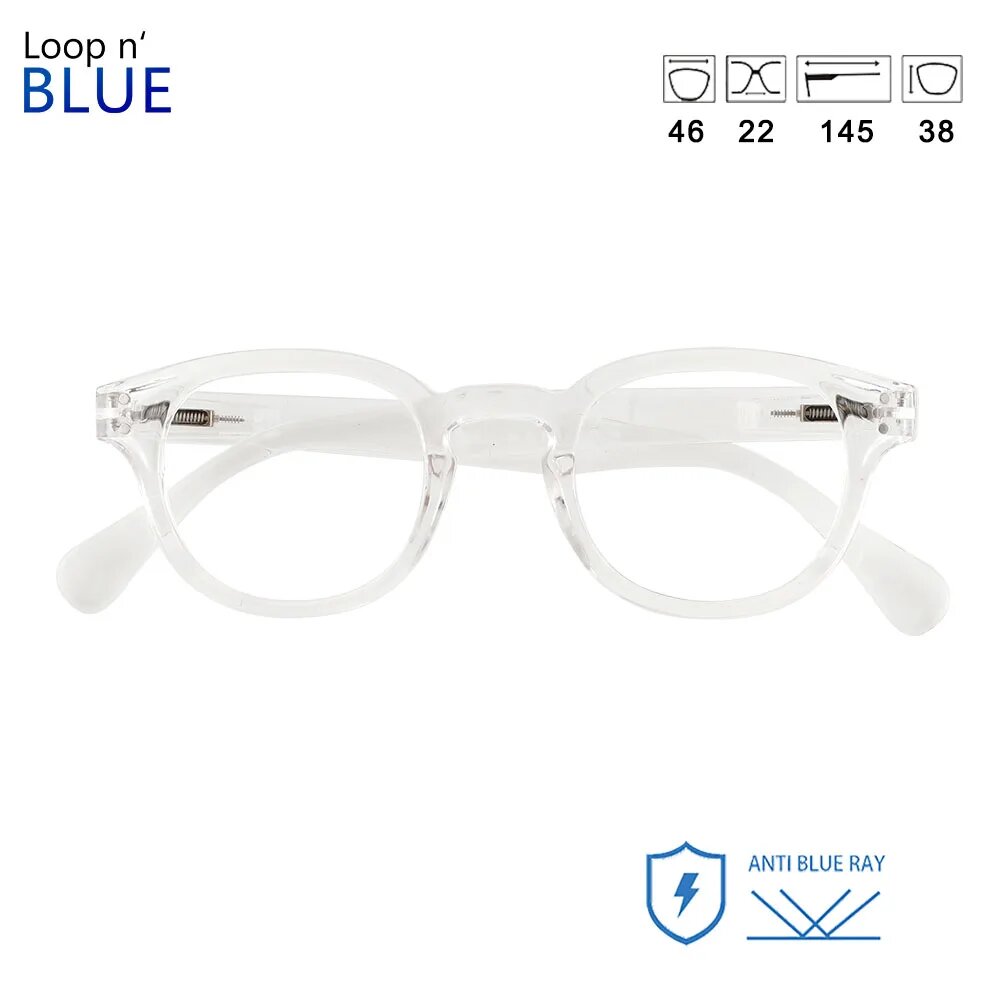 Очки Loop n' Blue Crystal +200, Anti Blue Ray