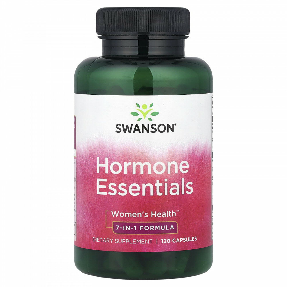 Swanson, Hormone Essentials, добавка для женского здоровья, 120 капсул