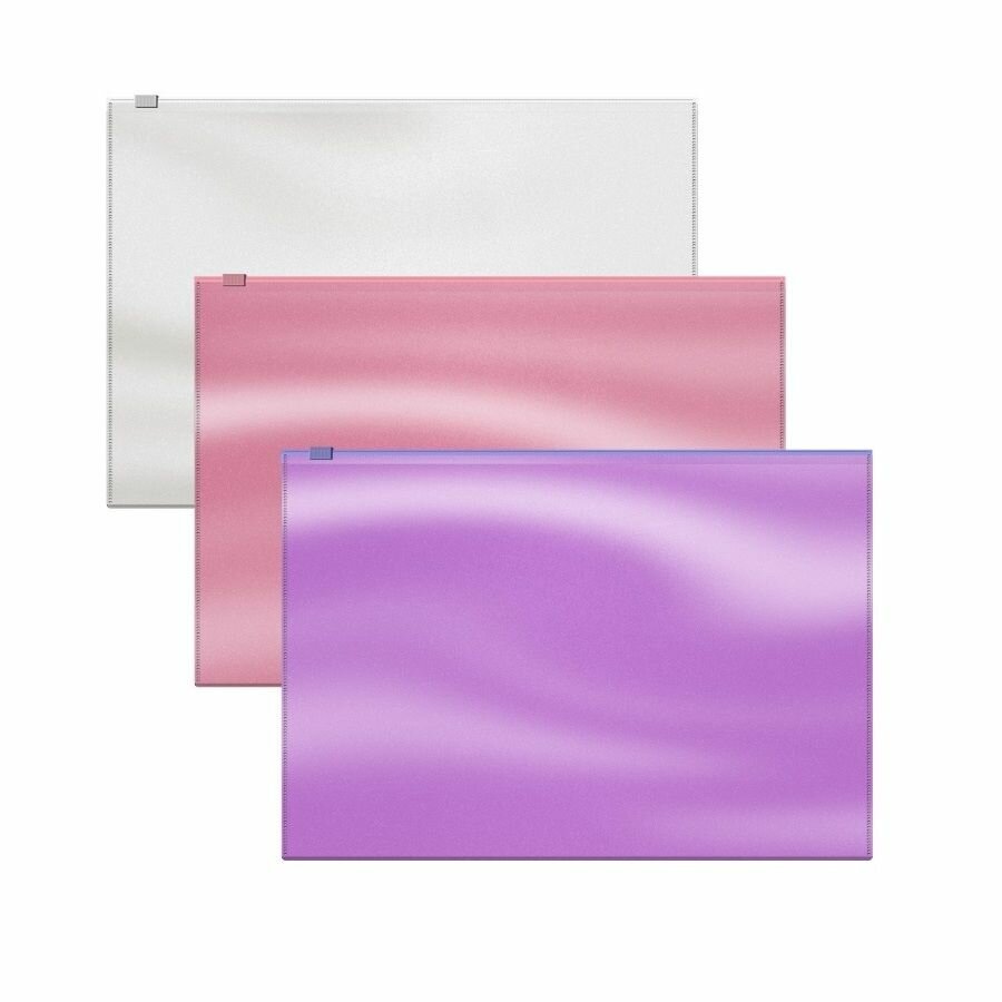 Папка-конверт на ZIPмолнии А4 ErichKrause Glossy Candy (54987)