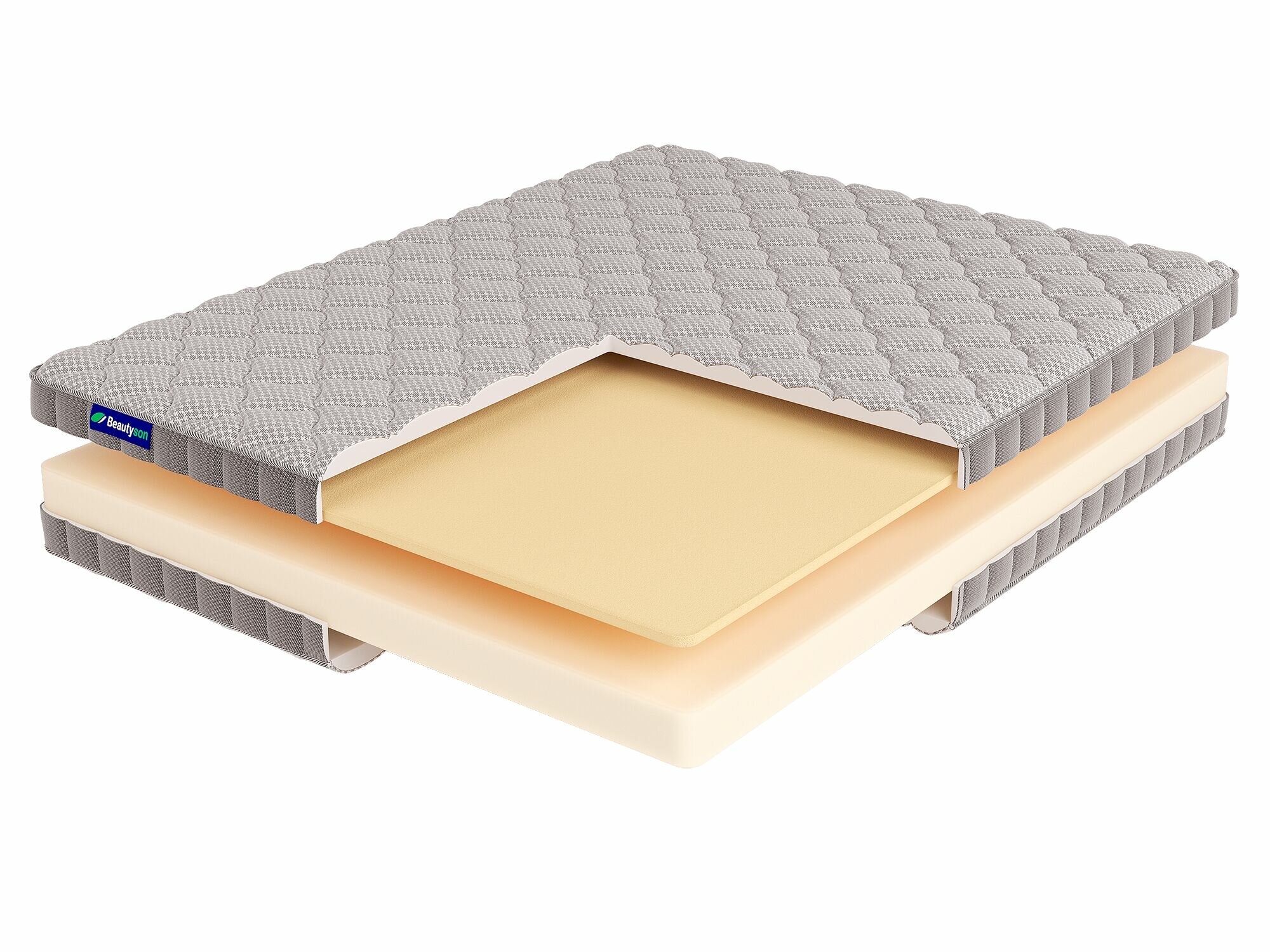 Матрас Beautyson Roll Foam 10 Memory 140х190 высота 12 см анатомический мягкий Беспружинный