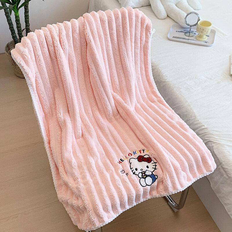 Милый детский комплект из трех полотенец Hello Kitty для девочек: впитывающие, безворсовые, быстросохнущие полотенца для новой студенческой комнаты.