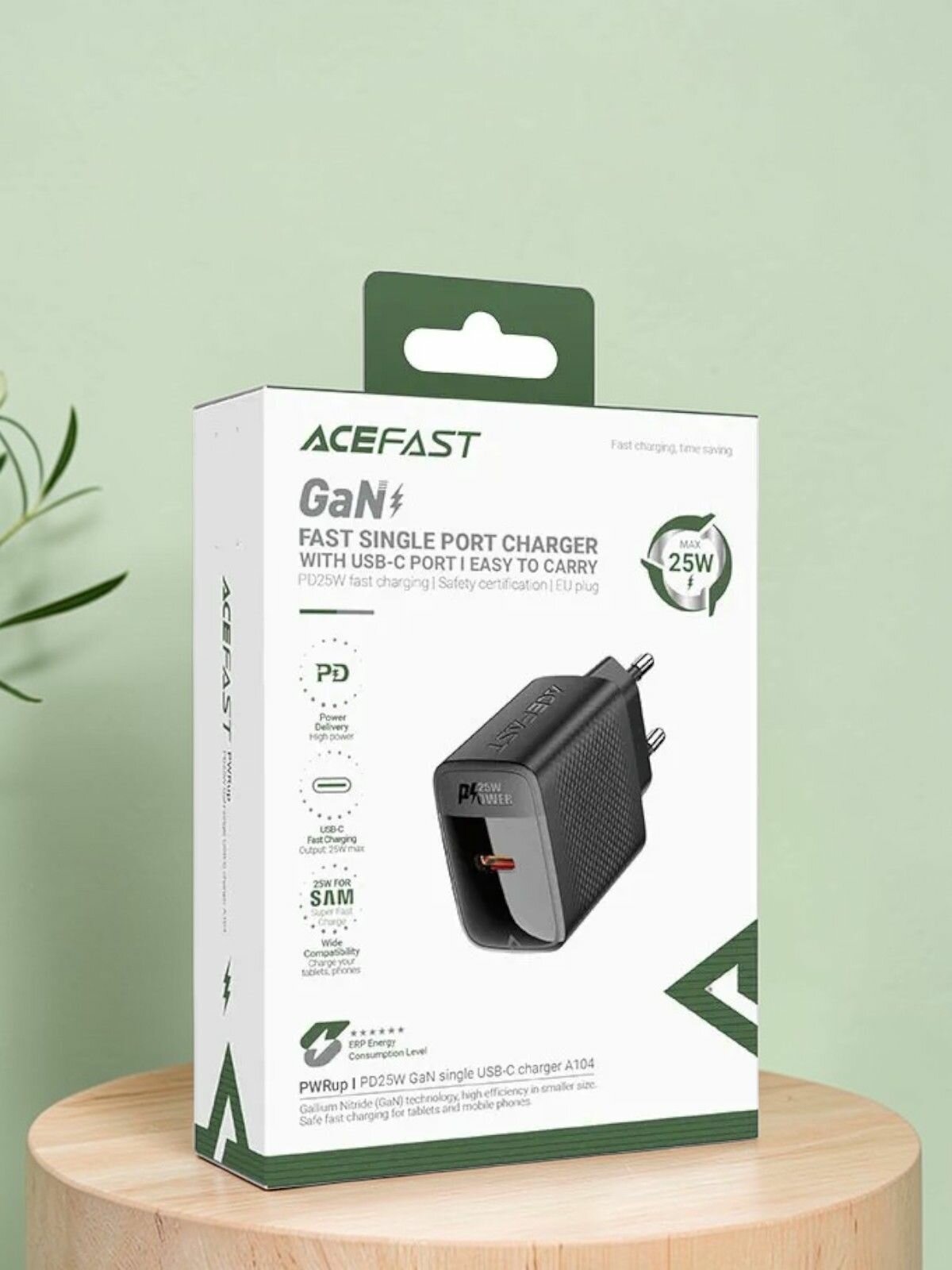 Сетевое зарядное устройство ACEFAST A104 25W Type-C