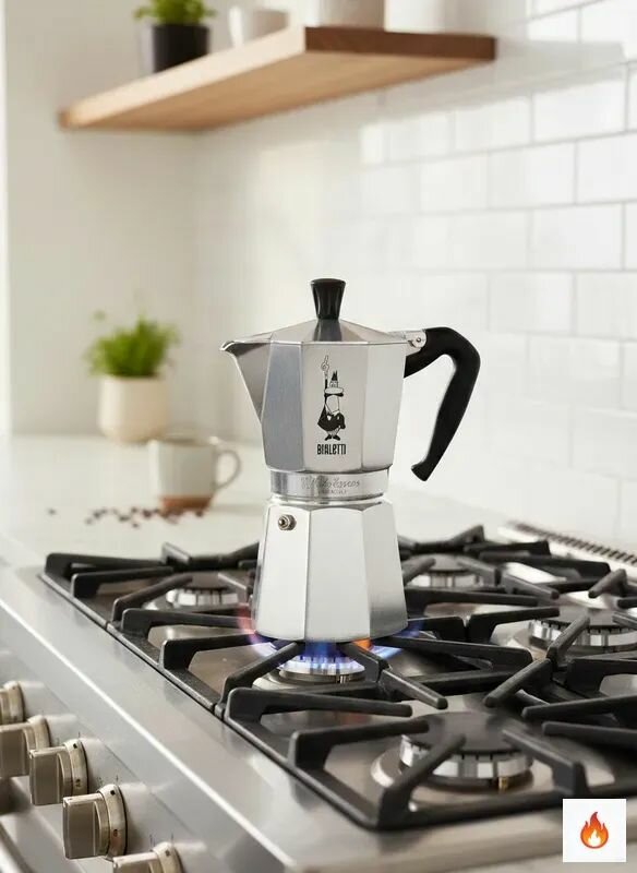 Гейзерная кофеварка Bialetti Moka Express 1165, 420мл, 9 чашек