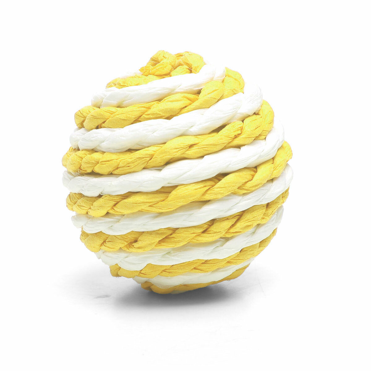 Игрушка для кошек "Мяч-завитушка", цвет в ассортименте, d4см (шоу-бокс 40шт), Triol