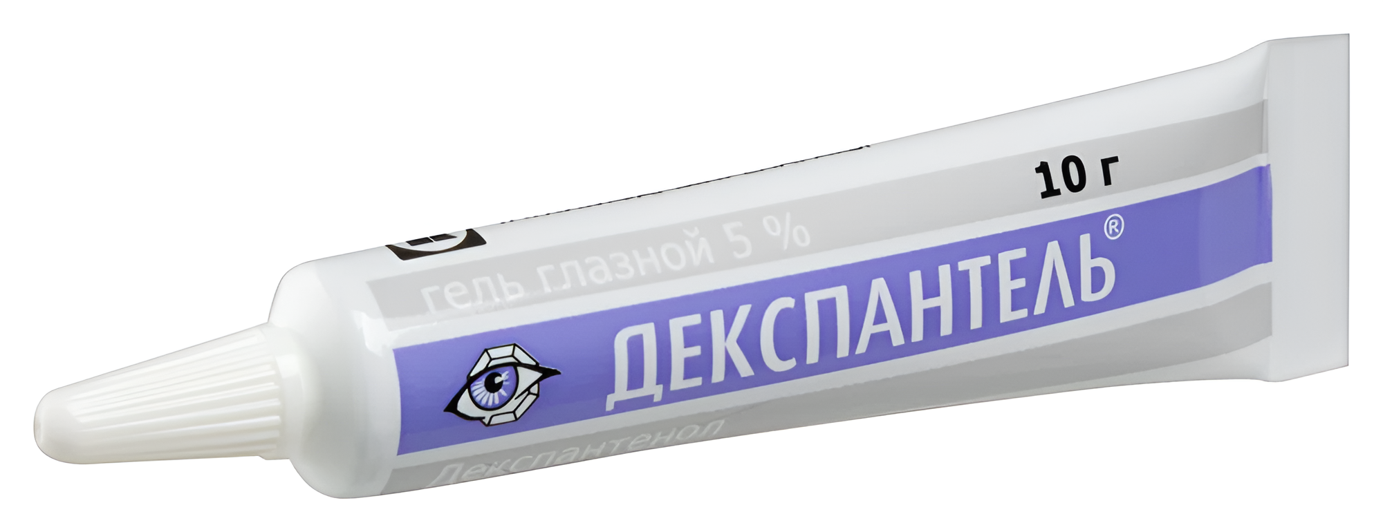 Декспантель гель гл. 5%, 10г, стимулятор репарации тканей офтальмологический