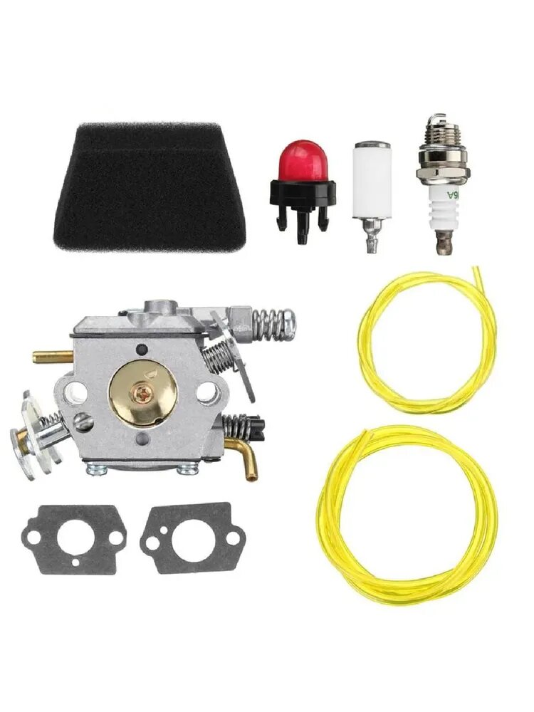 Комплект Карбюратор для Poulan 1950 2050 2150 2375 WT 891 662 бензопилы