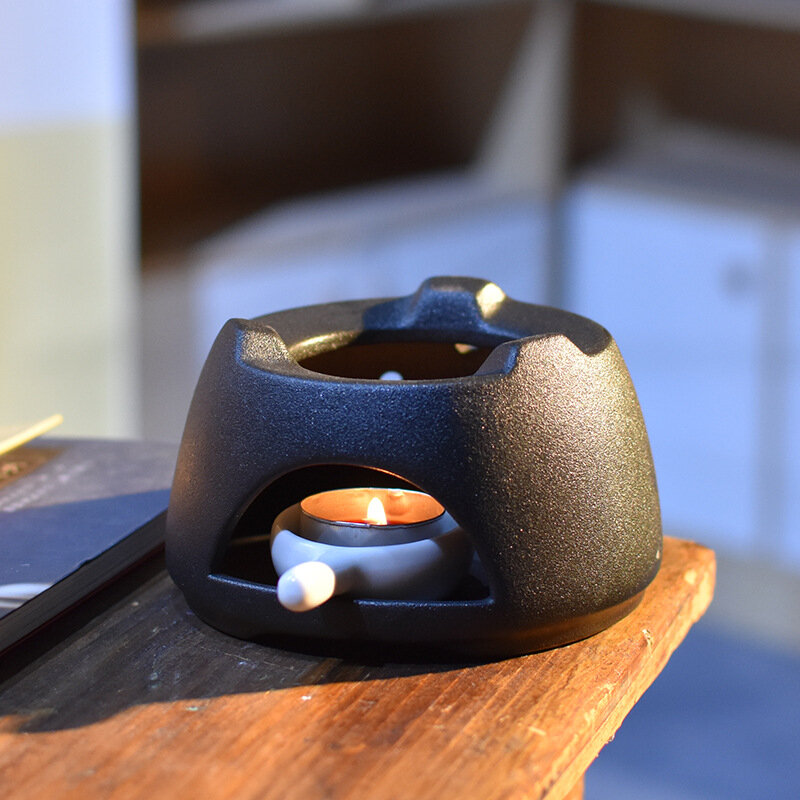 Японская деревенская керамическая чайная печь, винтажная печь для обжарки чая, керамический усилитель аромата чая, чайный сервиз для кунг-фу, чайная печь для поддержания температуры.