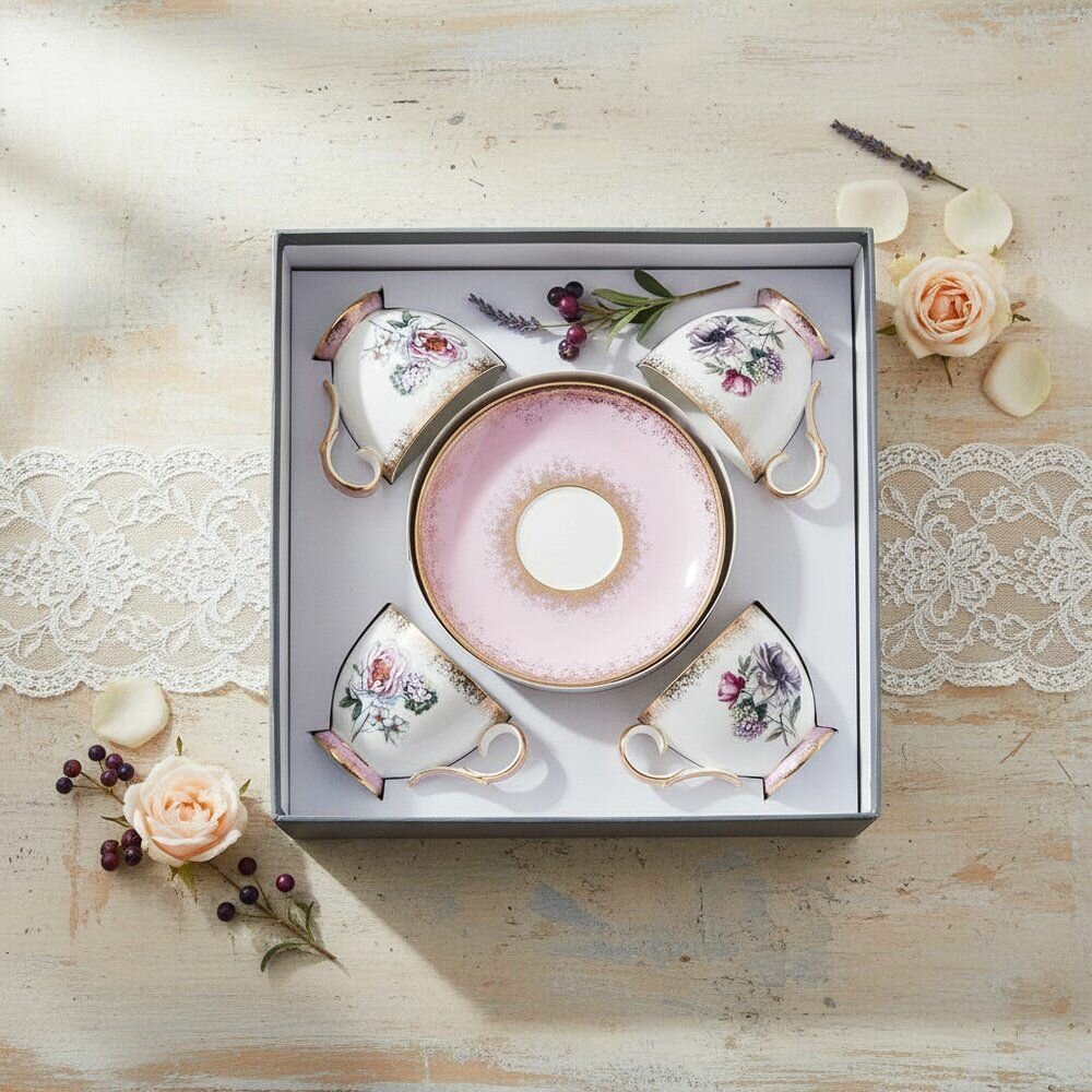 Чайный набор на 4 перс. Цветок Неаполя (Fiore Napoli Pavone) A2041870