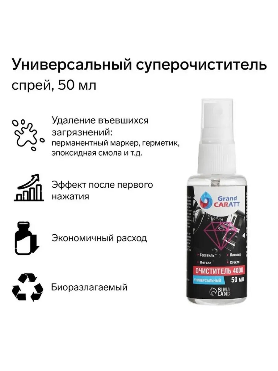 Экологичный универсальный очиститель, 50 мл