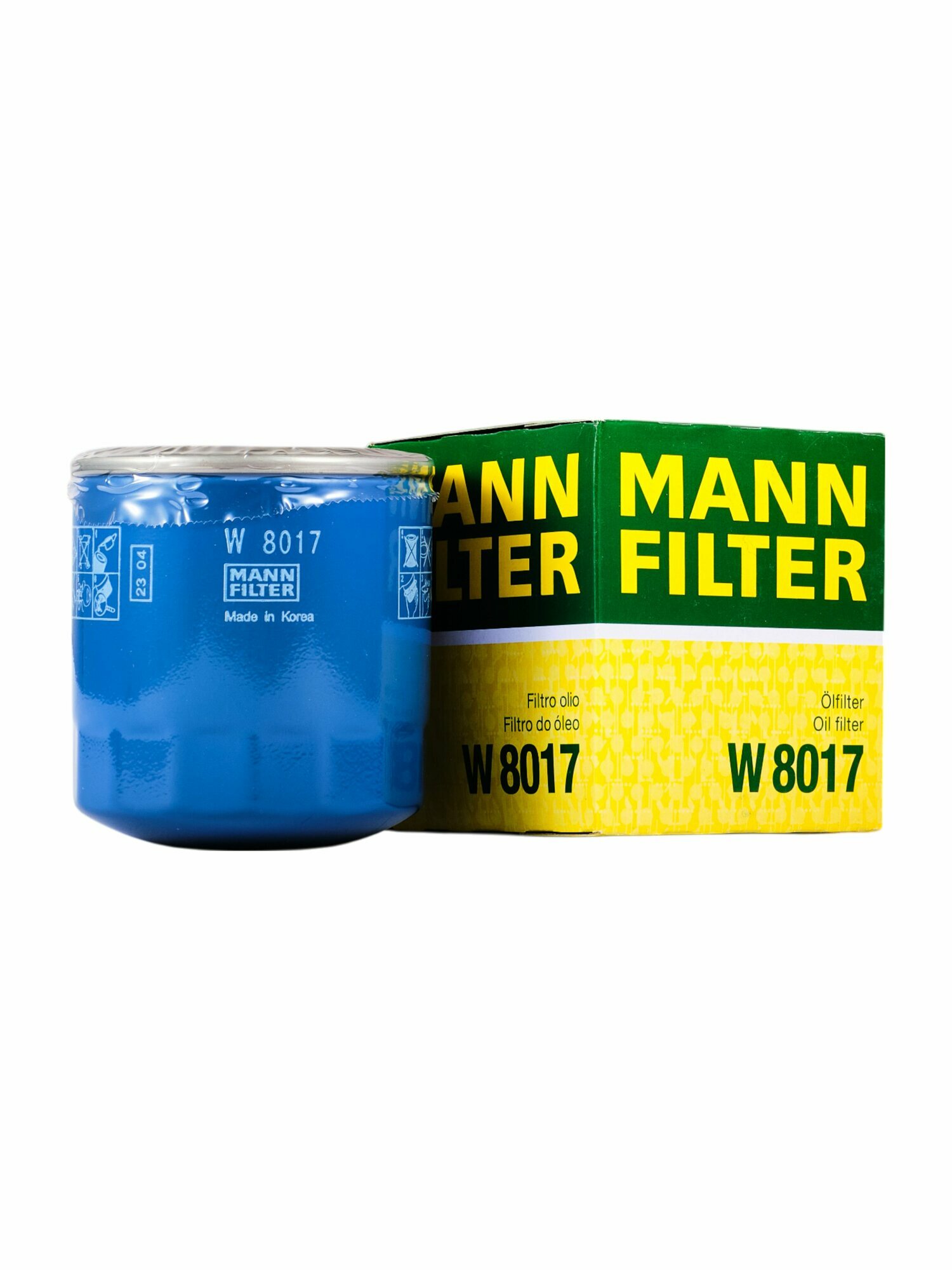 Масляный фильтр MANN-FILTER W8017