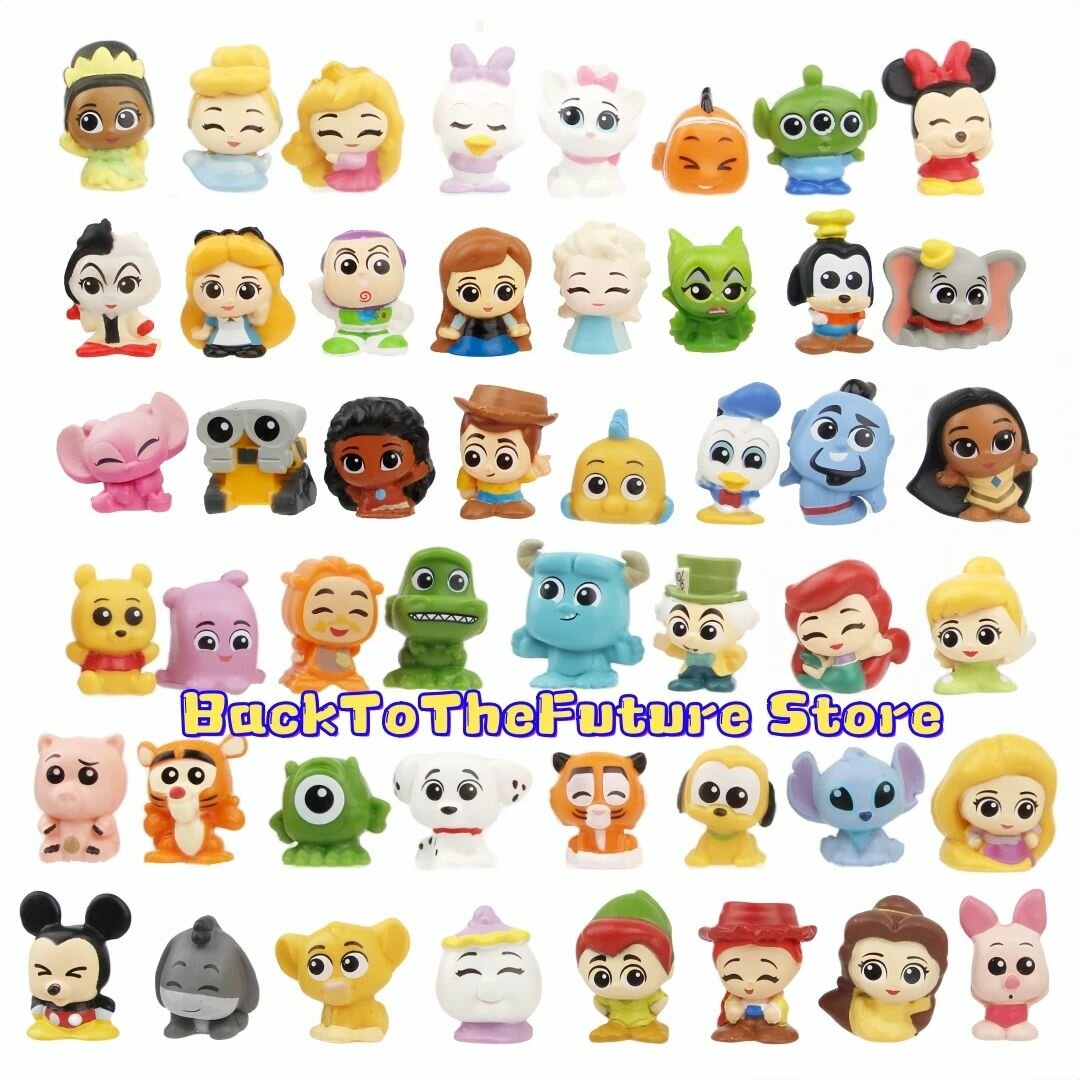 48 мини игрушек-фигурок Disney (Эльза, Микки Маус, Винни Пух, Худи, Баз Лайтер) коллекционные модели для игры и декора