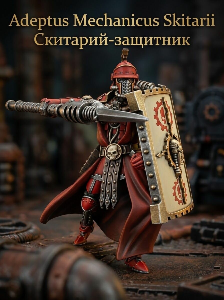 Adeptus Mechanicus Skitarii Скитарий-защитник миниатюра