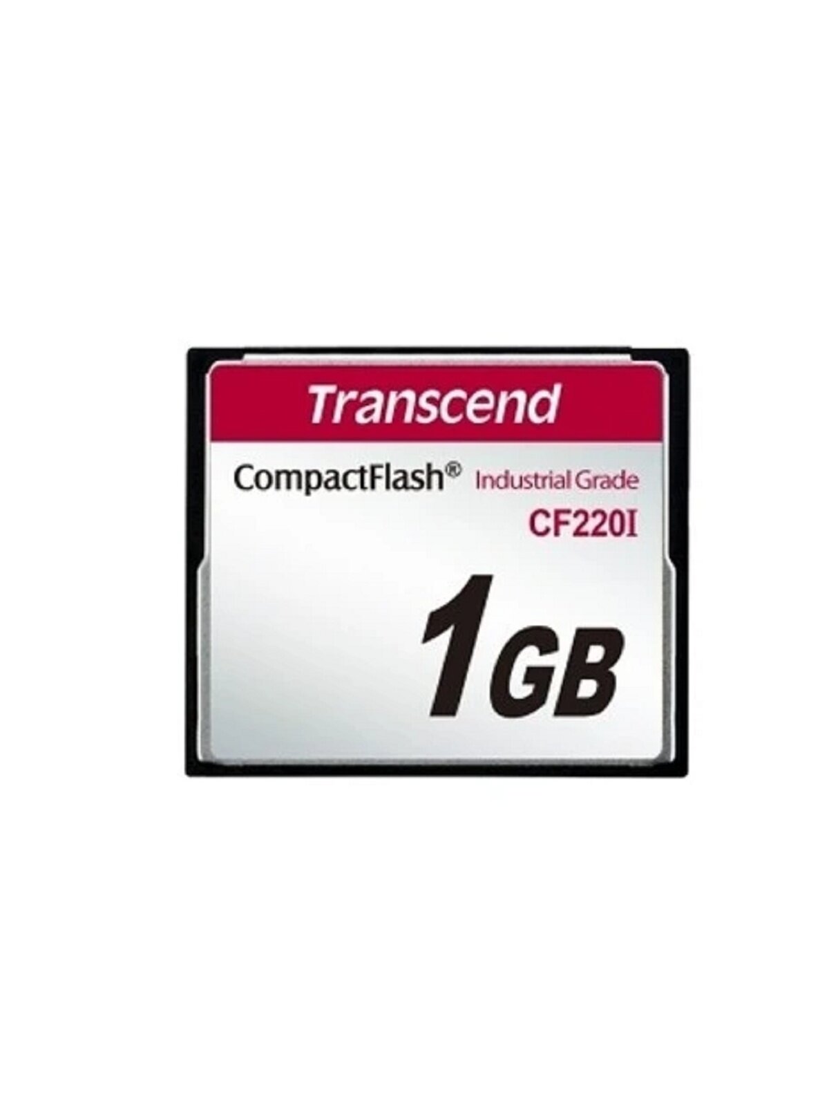 Промышленная карта памяти CompactFlash 1GB Transcend 220I, SLC, темп. режим от -40? до +85?