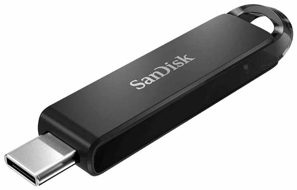 Флеш-диск 128Гб SanDisk CZ460 Ultra (SDCZ460-128G-G46) USB Type C Черный