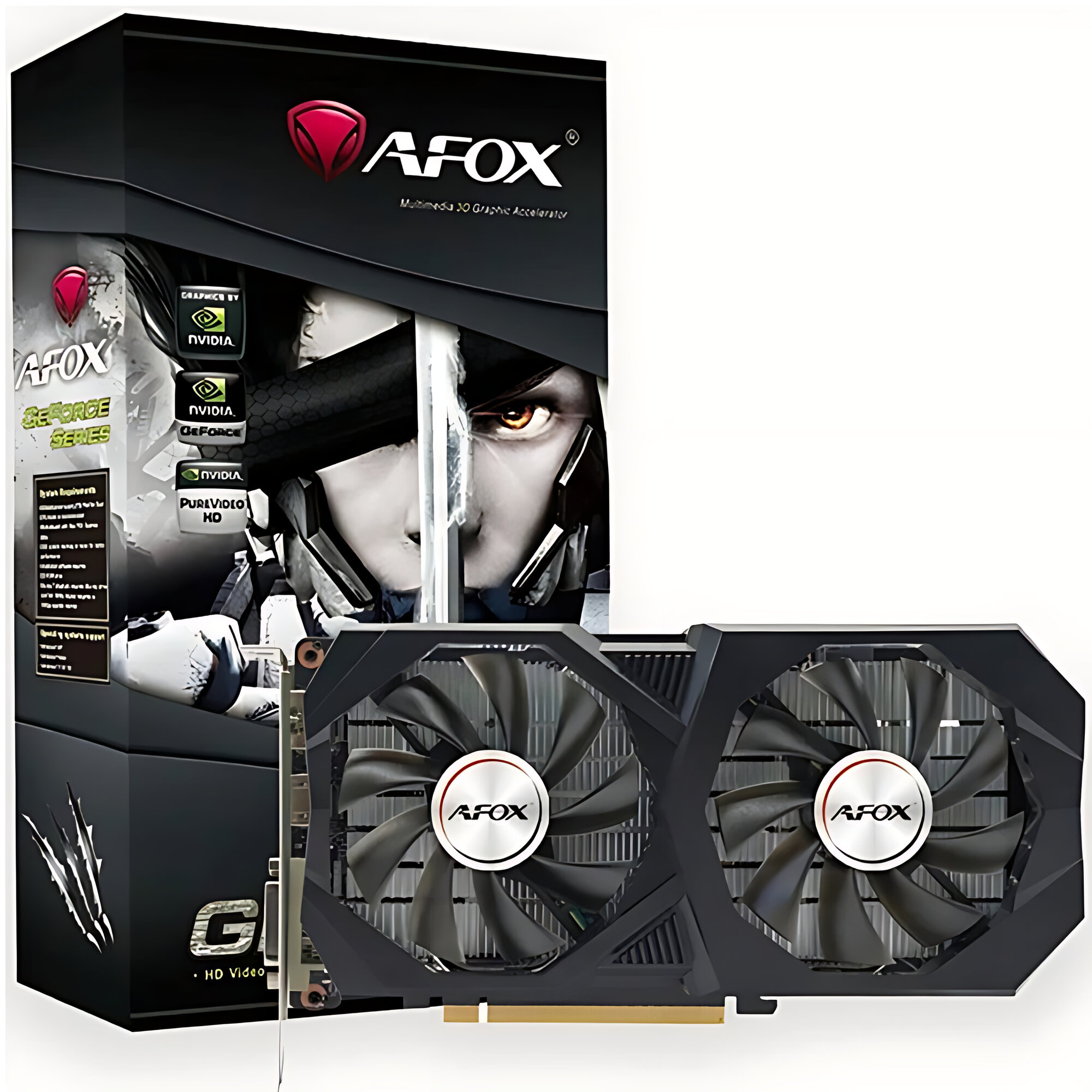 Видеокарта AFox GeForce RTX 3050 8GB GDDR6 (AF3050-8GD6H4-V6)