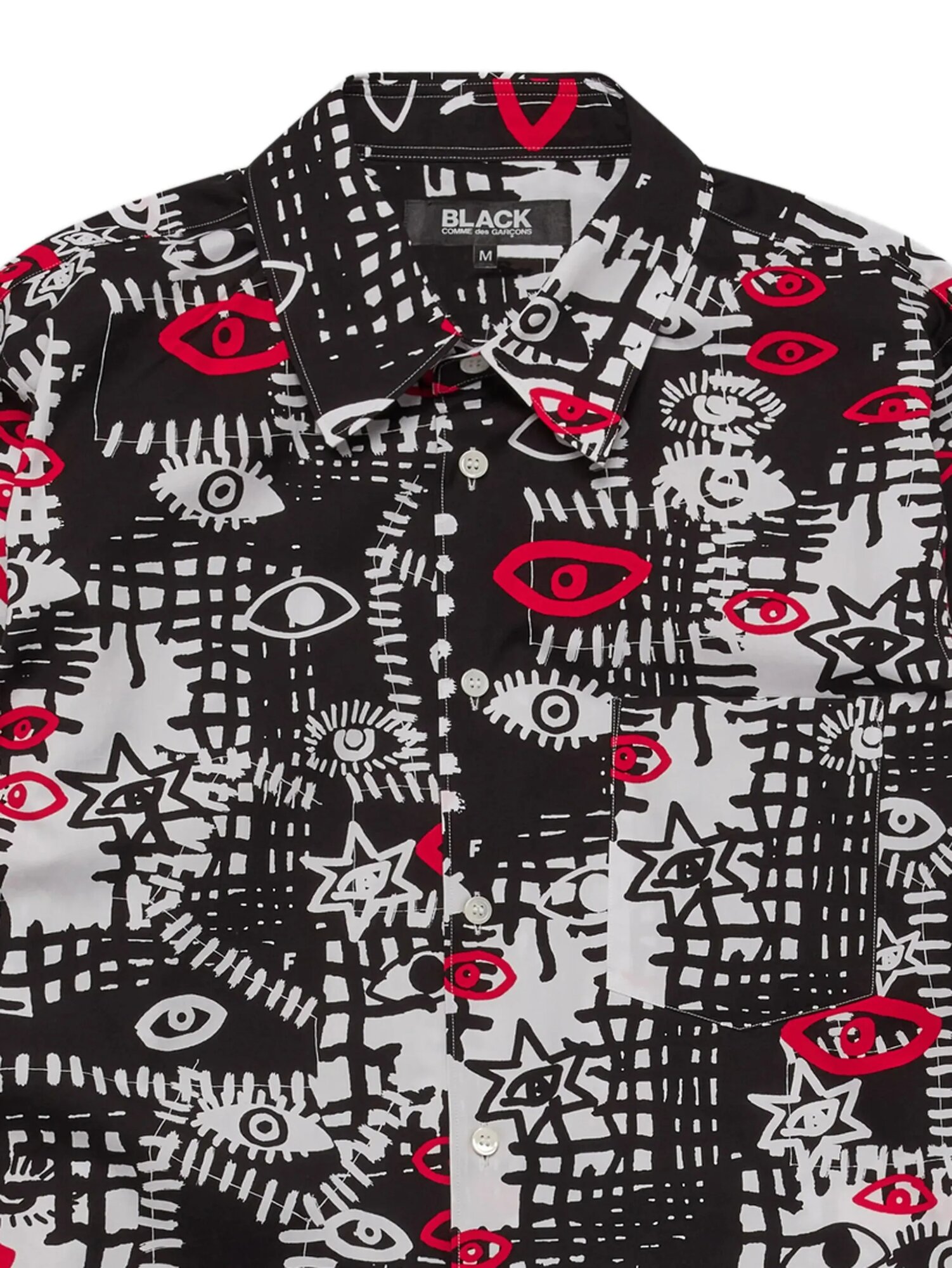 Рубашка BLACK COMME des GARCONS, размер XL, black / black — фото 1