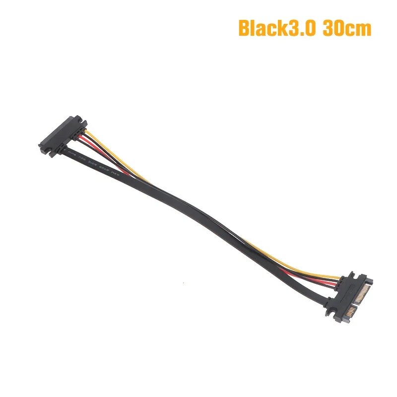 SATA кабель удлинитель Black 30cm