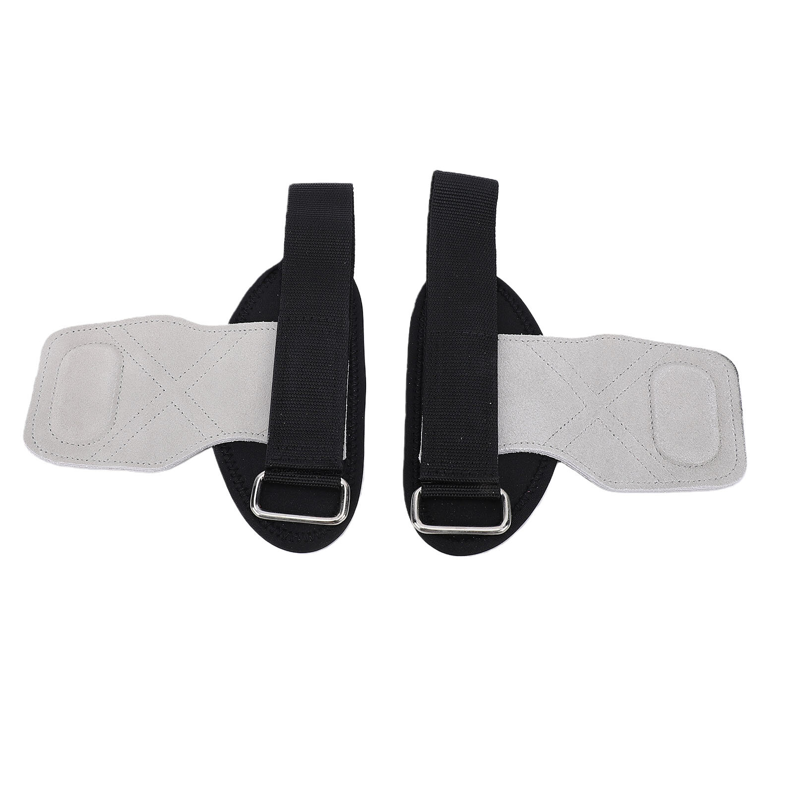 Ремешки для запястий для подъема тяжестей, женские и мужские, из коровьей кожи, противоскользящие, для тренировок в спортзале, становой тяги, пауэрлифтинга, серые.