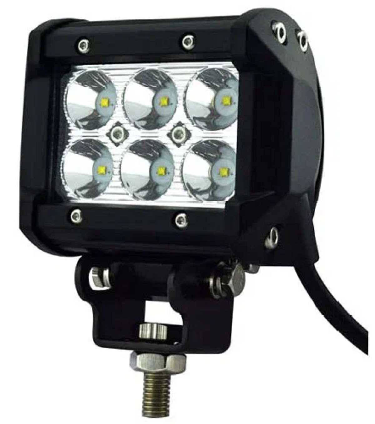 Светодиодная фара дальнего света РИФ 99 мм 18W LED, 5000К, 50000 часов