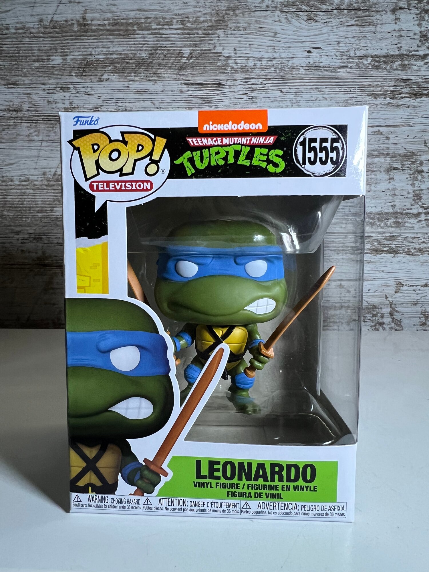 Фигурка Фанко Леонардо Черепашки-ниндзя, Leonardo, Teenage Mutant Ninja Turtles, 10 см от Funko