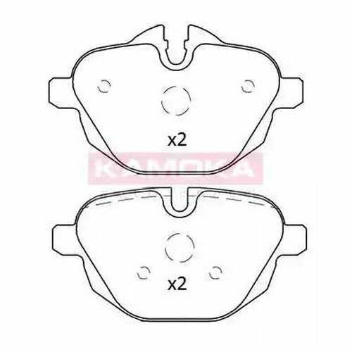 Колодки тормозные дисковые Kamoka JQ101176 для BMW 5 серия F10, F11, X3 F25