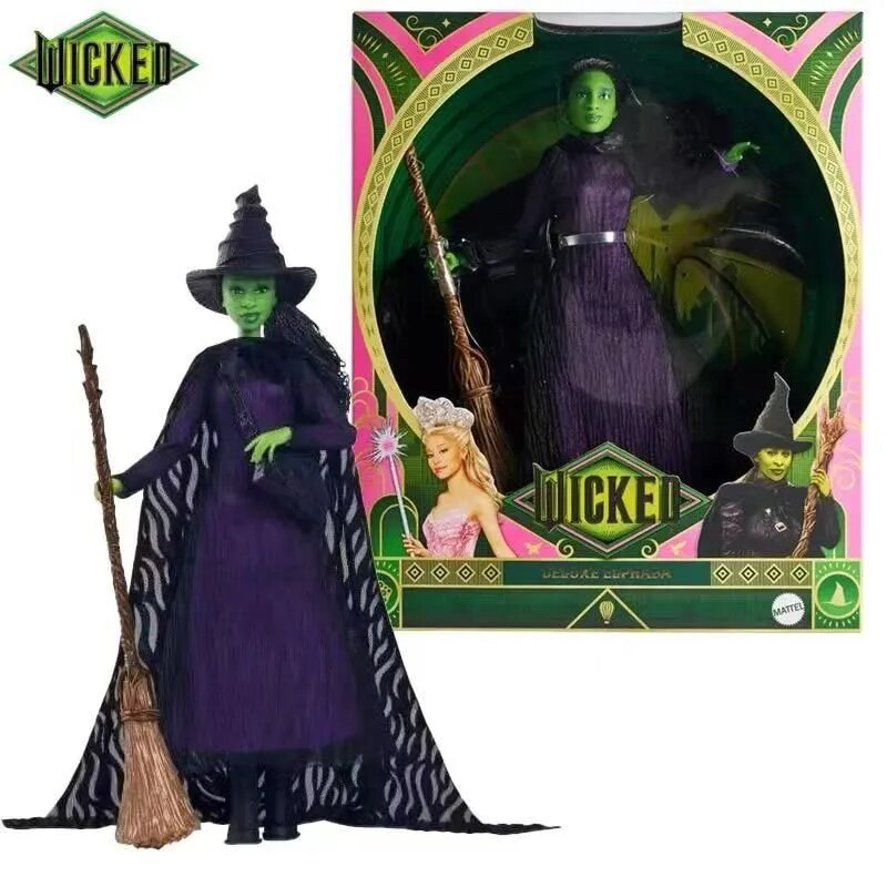 Кукла Mattel Deluxe Glinda Wicked, серия Зеленая страна чудес HRM54 - Эльфаба