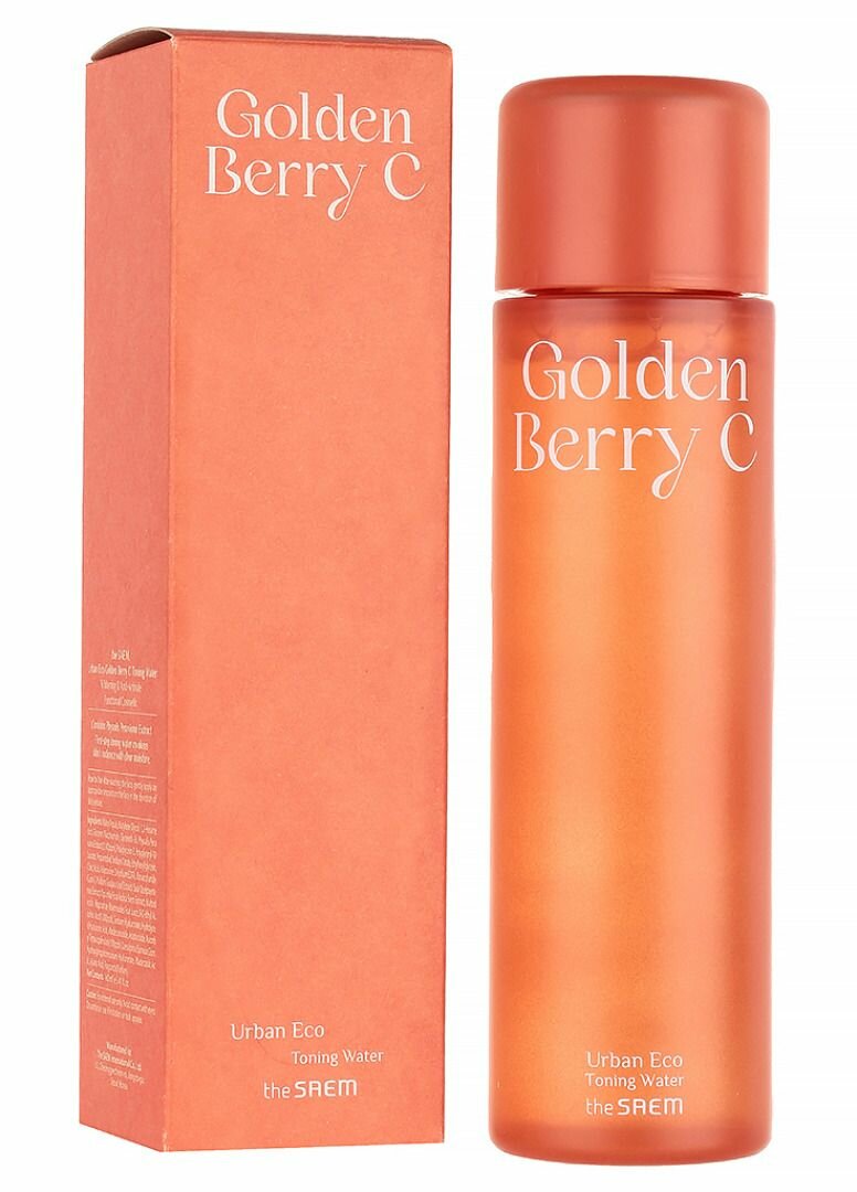 The Saem Urban Eco Golden Berry C Toning Water осветляющий тонер от морщин и пигментации (160мл.)