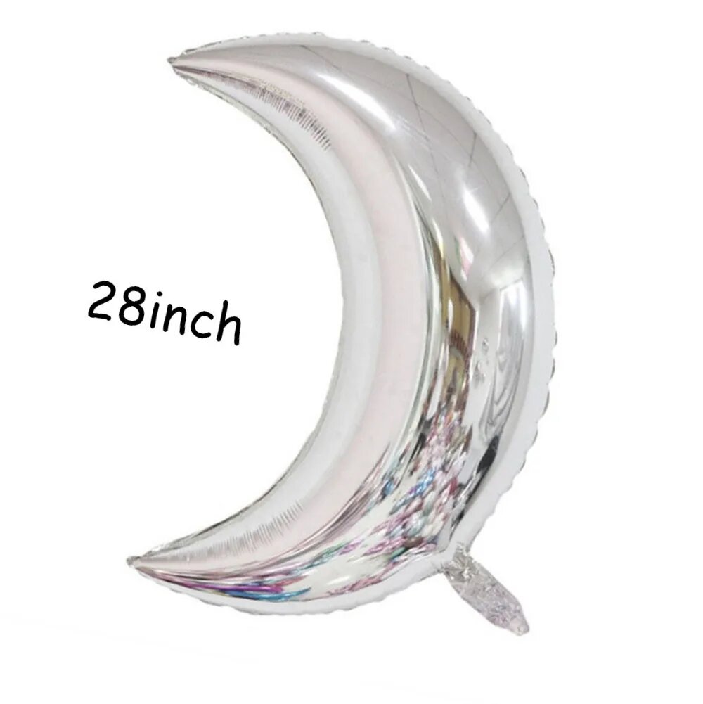 Космические шары для праздника Белый, серый