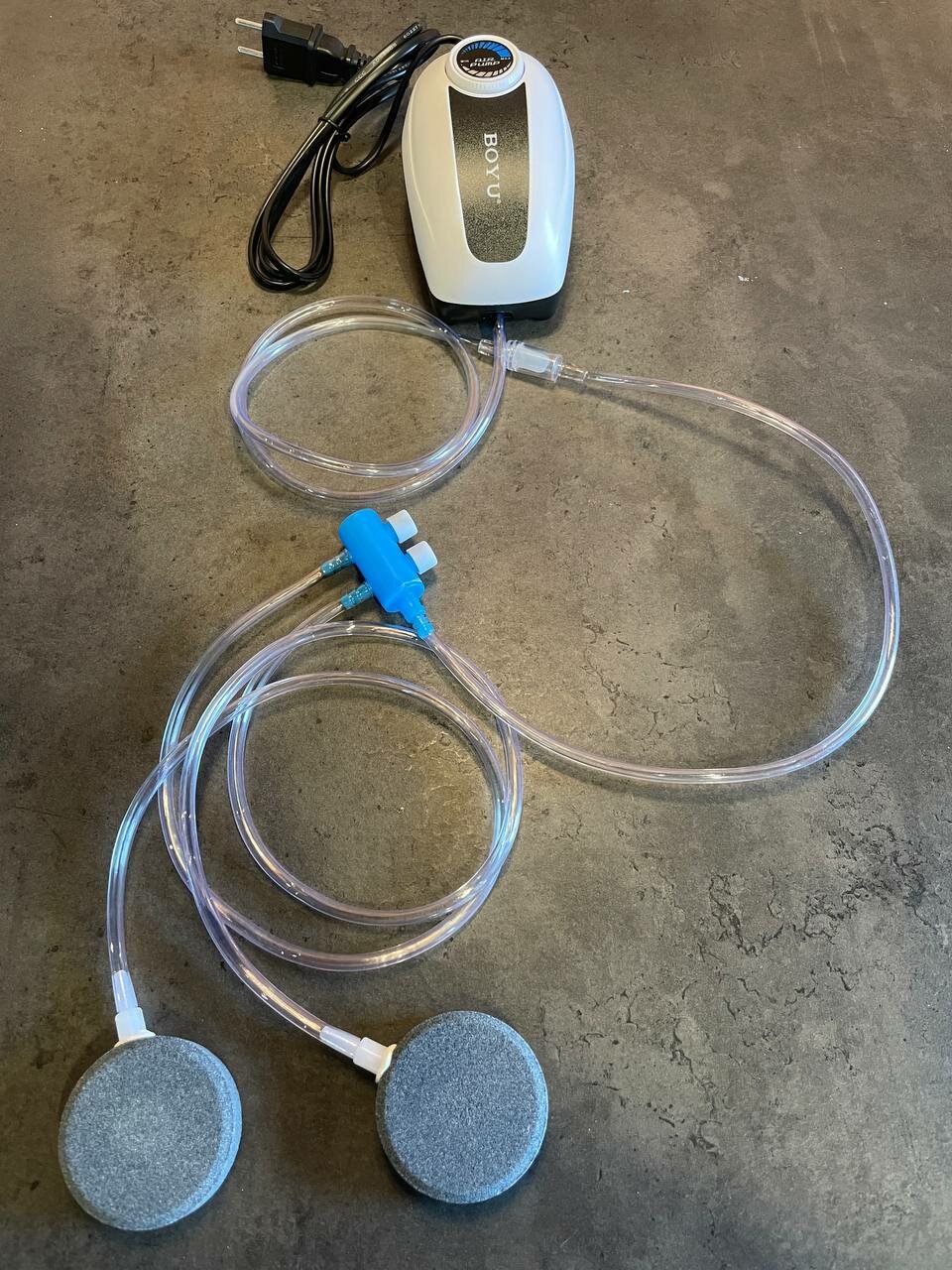 Компрессор Boyu CJY 2000, регулировка производительности, для аквариумов 100 – 200 л