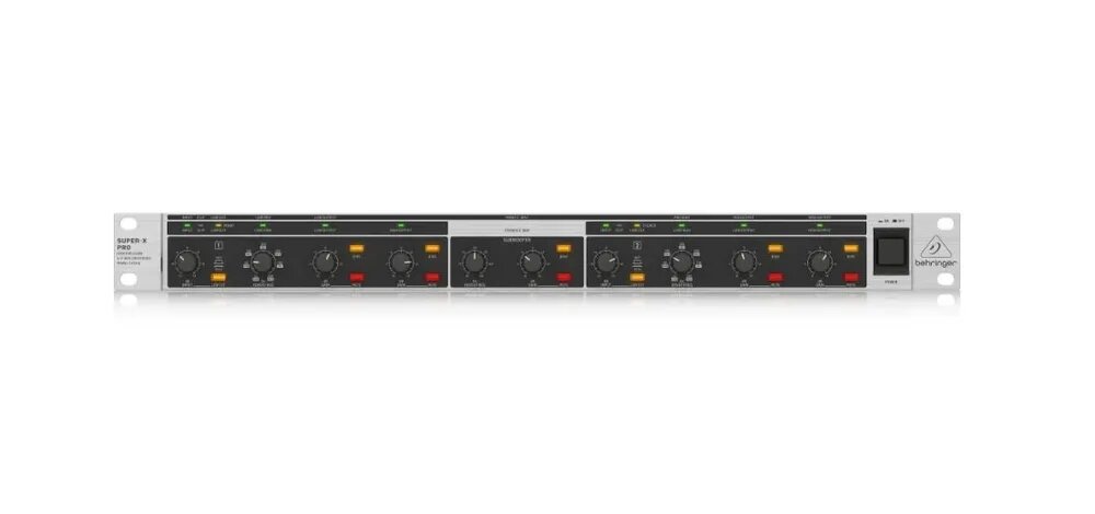 Behringer Аудио-кроссовер CX2310 V2, серый, черный для акустики, металлический корпус