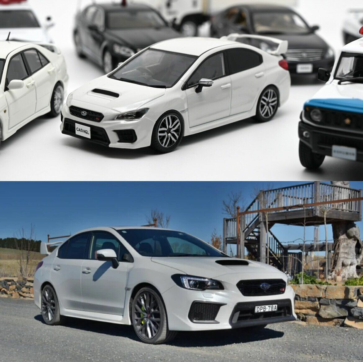 CarNel Kyosho Subaru Impreza WRX STI Type S VAB 2019 Машина в масштабе 1:43