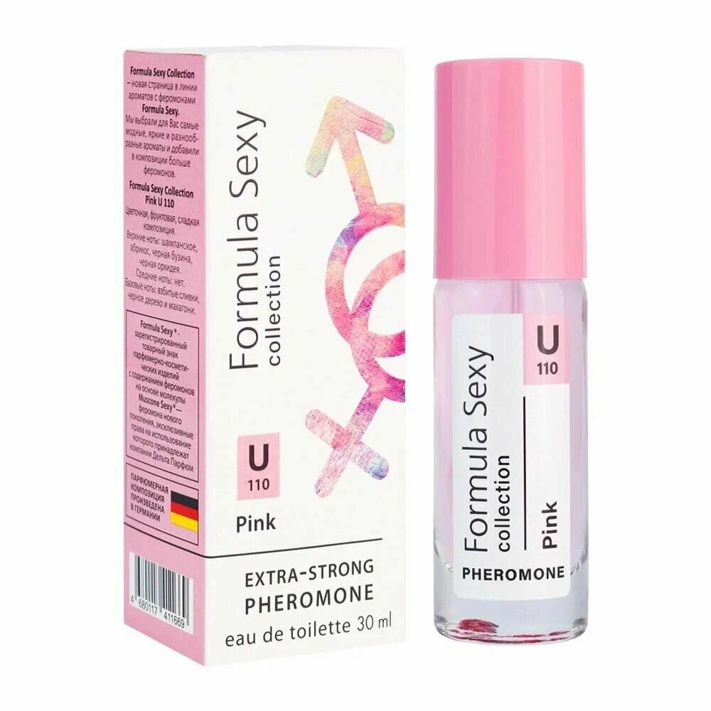 Туалетная вода Formula Sexy 30ml U110 PINK с феромонами (аромат Zark Pink Molecule) для женщин